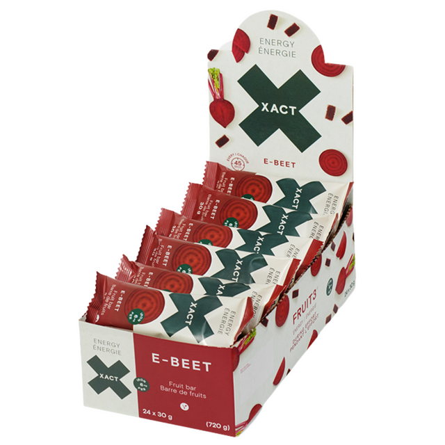 XACT Nutrition Energy Fruit Bar E-Beet (Box of 24)